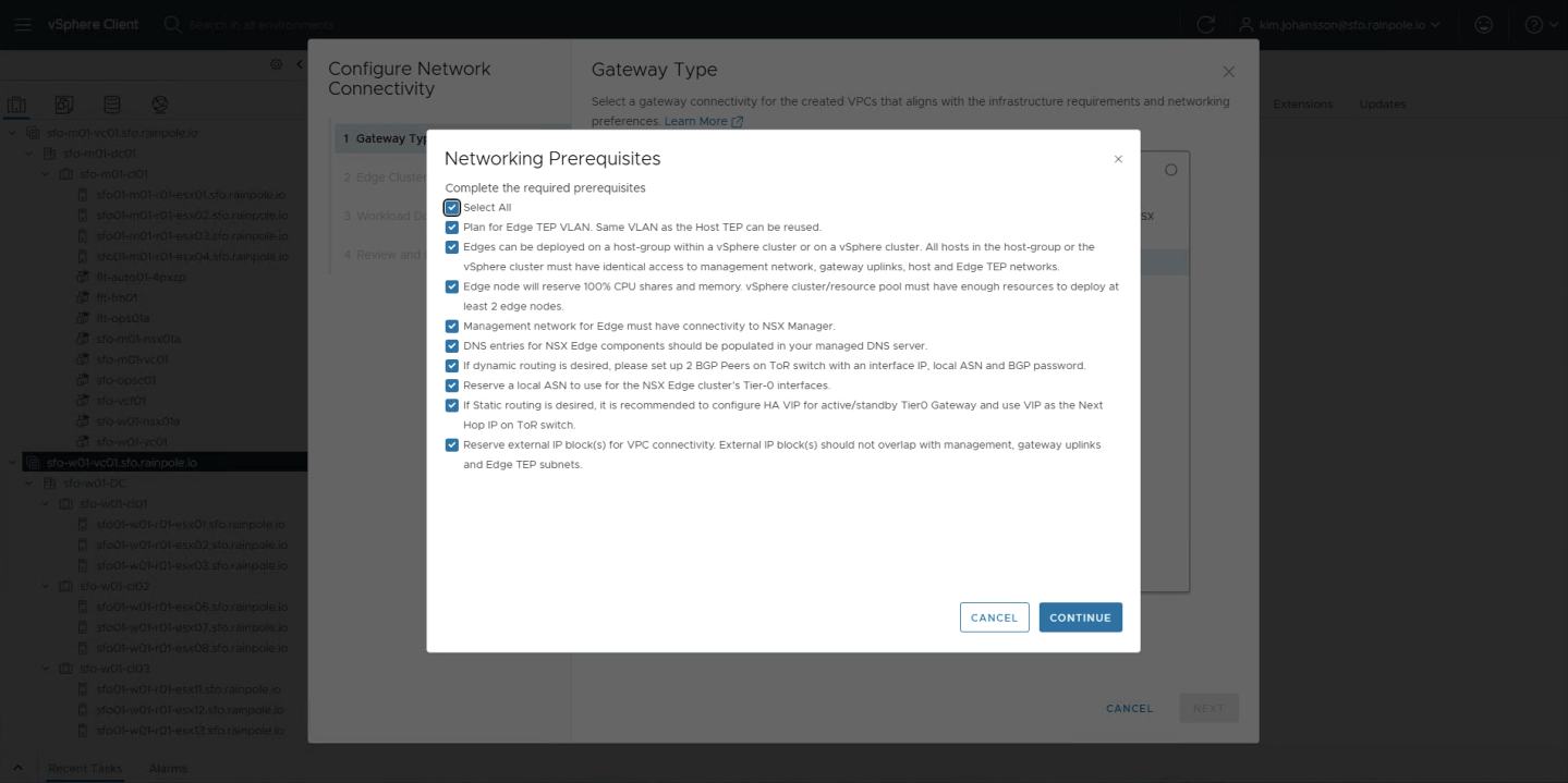 VCF9 – Deploy NSX Edge-Cluster – Every day is a learning day