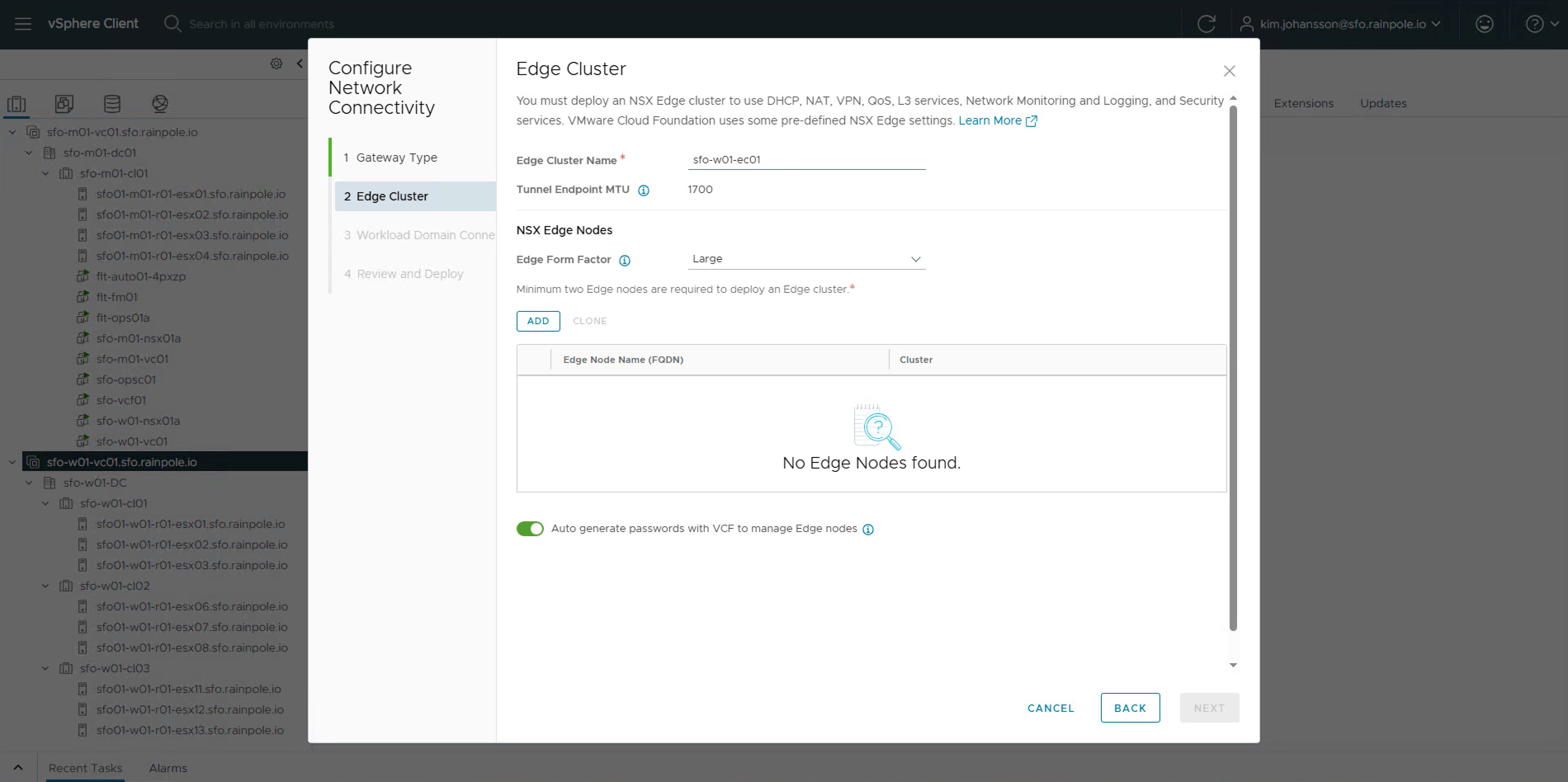 VCF9 – Deploy NSX Edge-Cluster – Every day is a learning day