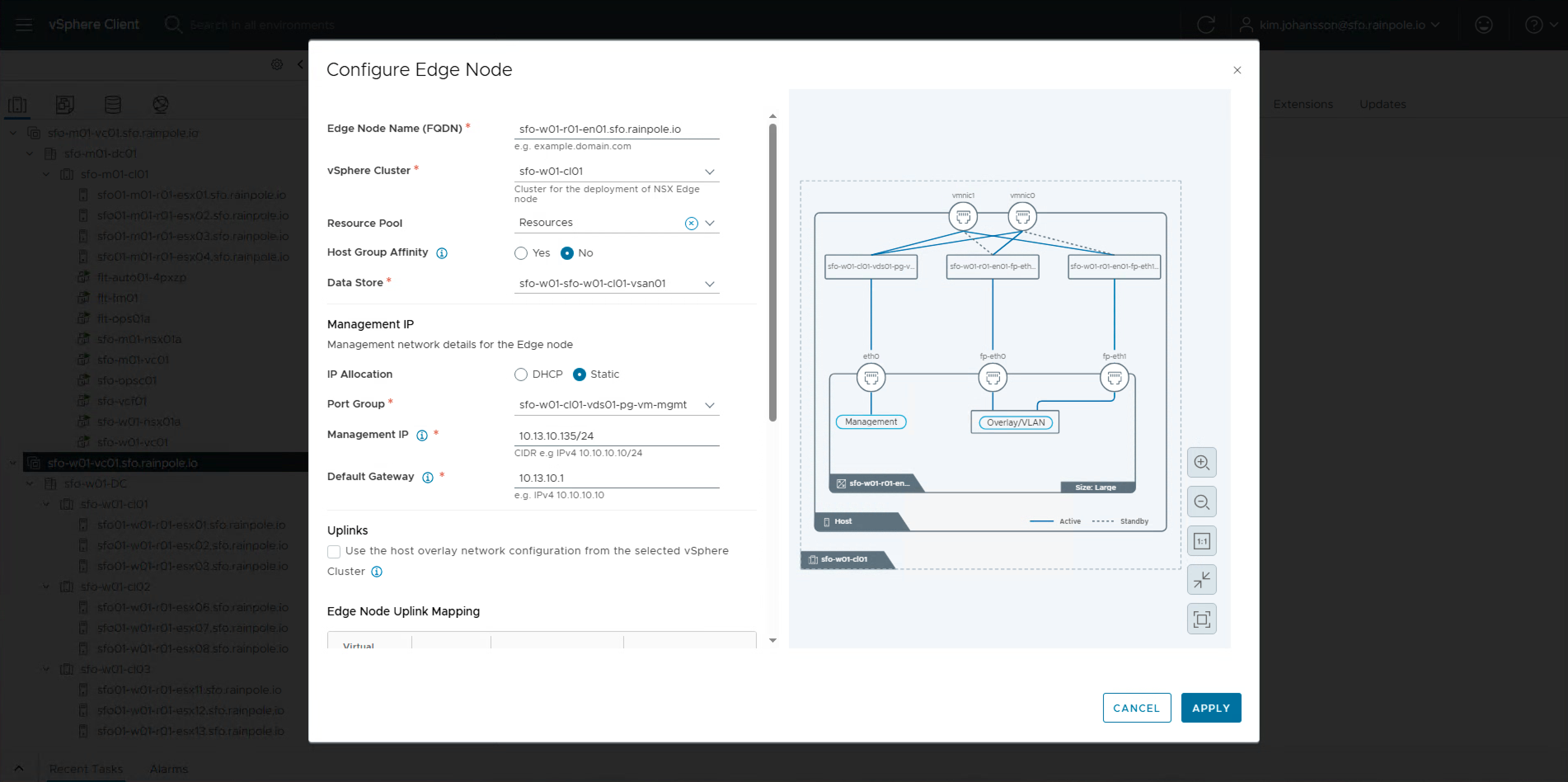 VCF9 – Deploy NSX Edge-Cluster – Every day is a learning day